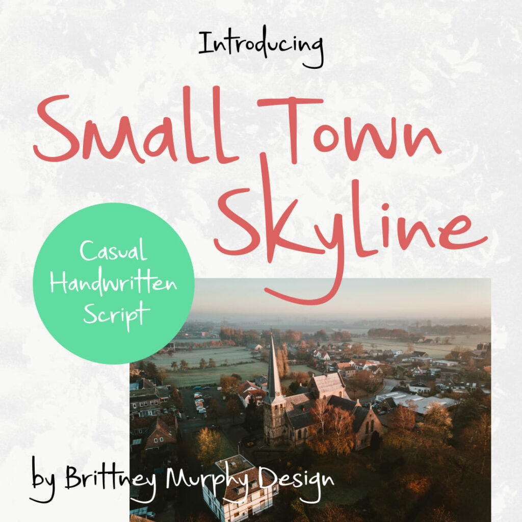 Small Town Skyline Free Font – MasterBundles