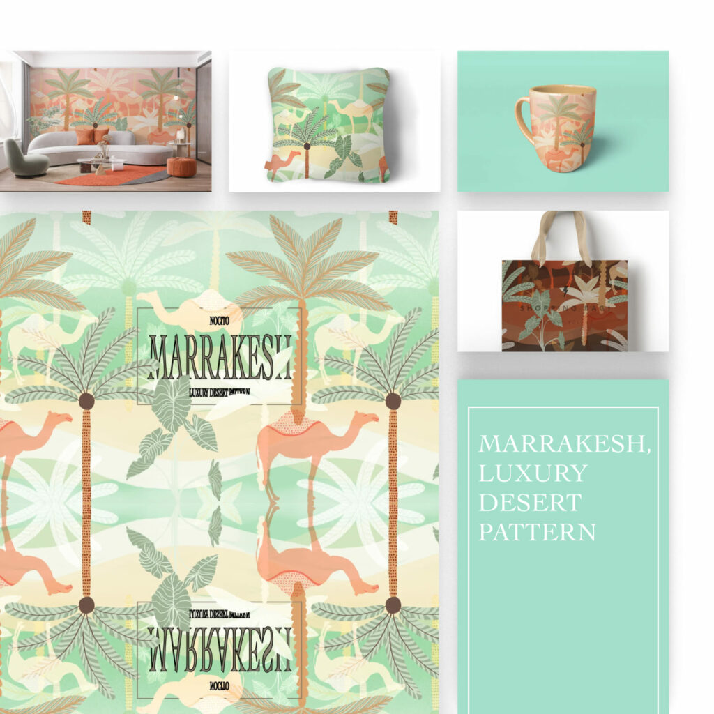 Marrakesh, Luxury Desert Pattern – MasterBundles