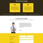 Ebook Landing Page Template – MasterBundles