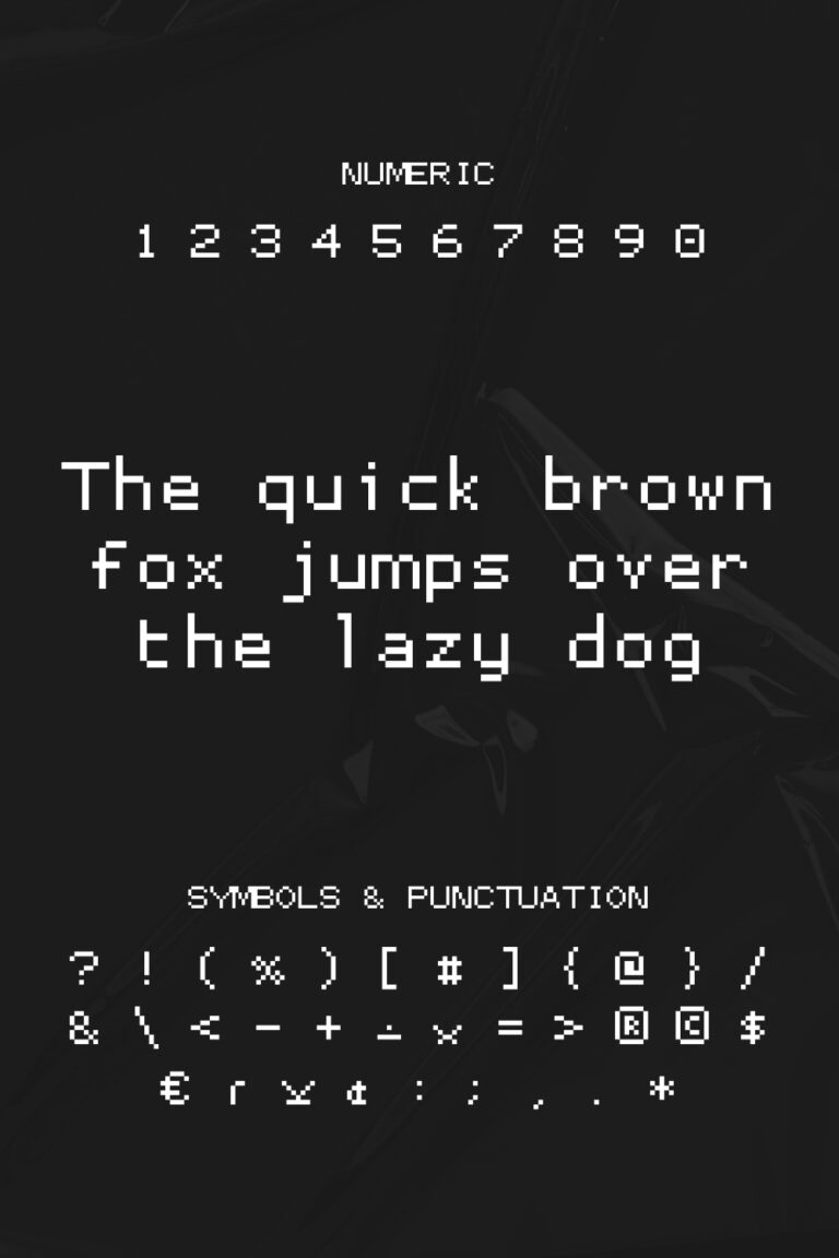 Proggy Small Free Font – MasterBundles