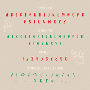Free Red Christmas Font – MasterBundles