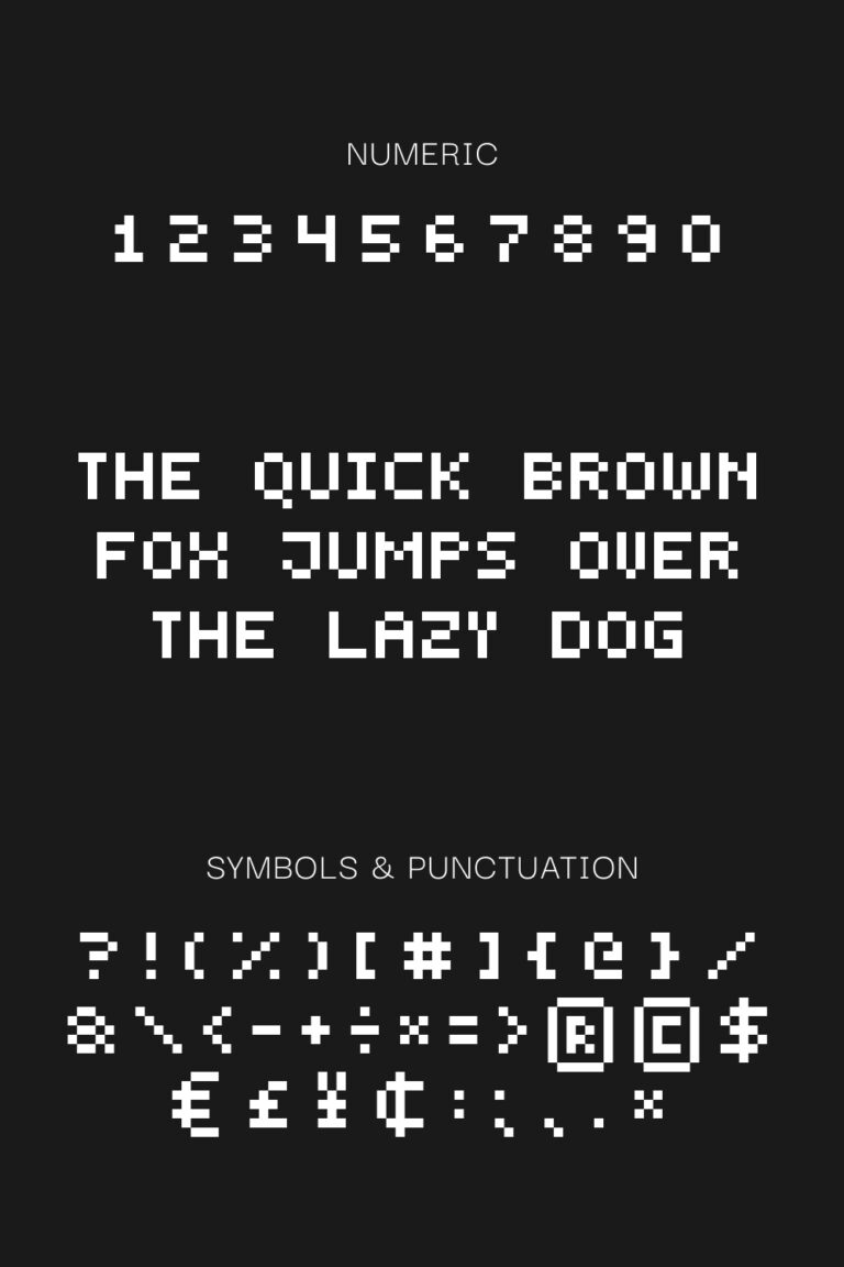 Smallest Pixel-7 Free Font – MasterBundles
