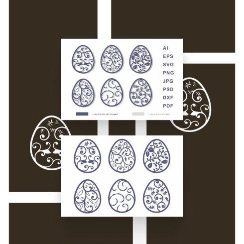 Easter Eggs SVG Cut file for Crafters – MasterBundles