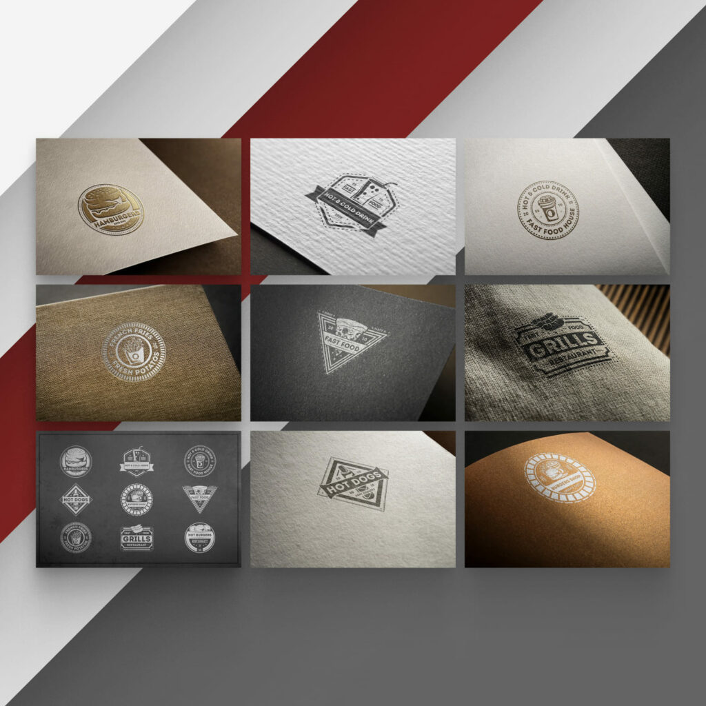 Fast Food Logo Kit – MasterBundles