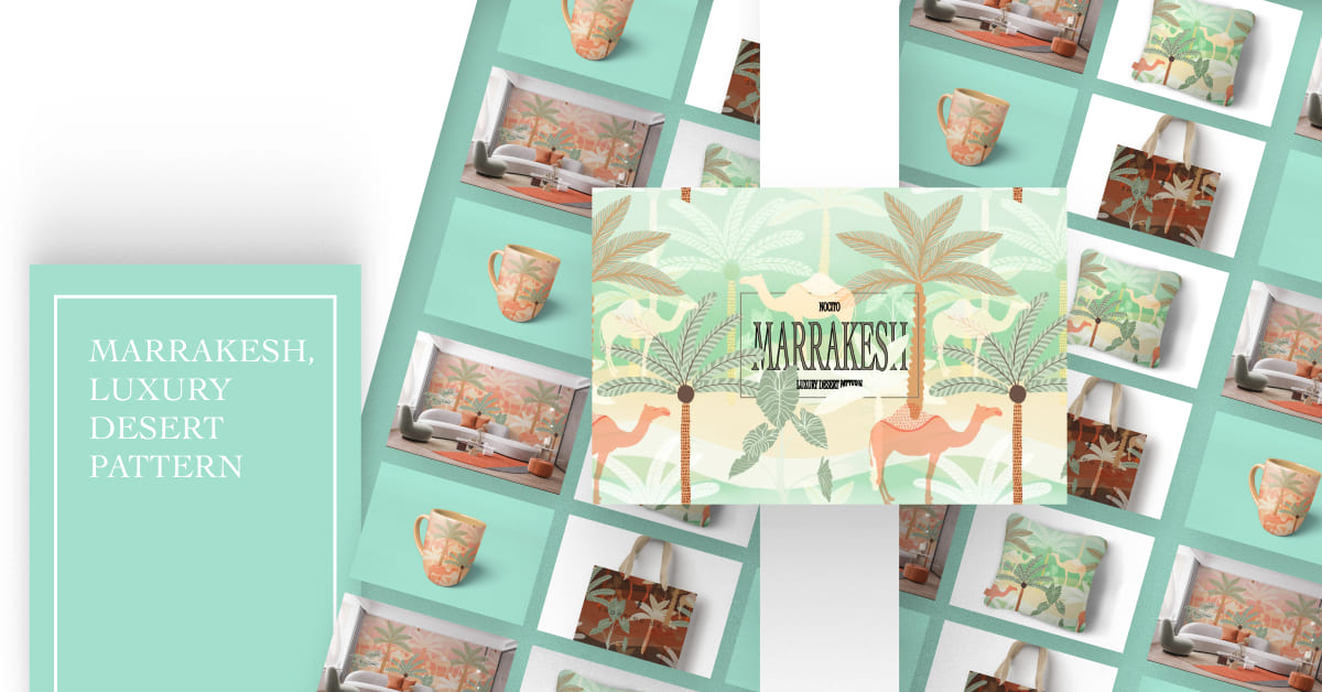 Marrakesh, Luxury Desert Pattern – MasterBundles