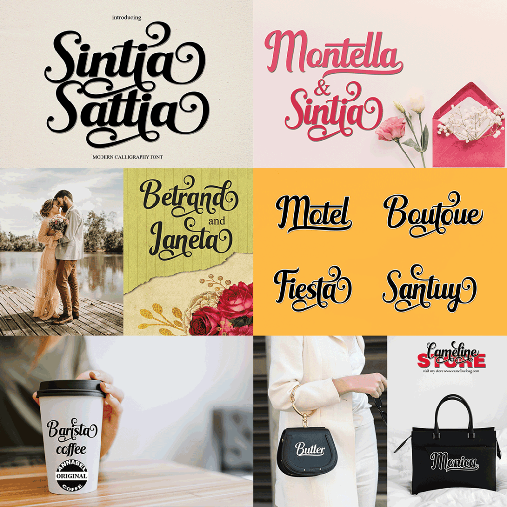 Sintia Sattia Handmade Script Font - MasterBundles