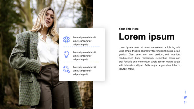 Fashion Influencer Powerpoint Template – MasterBundles
