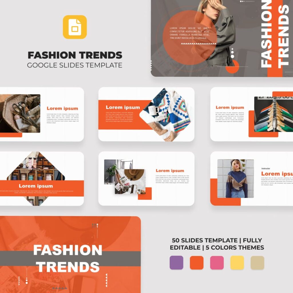 Fashion Trends Google Slides Theme – MasterBundles