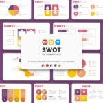Purple SWOT Presentation: 50 Slides PPTX, KEY, Google Slides ...
