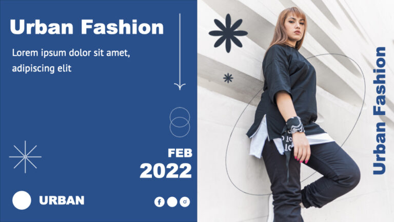 Urban Fashion Powerpoint Template: 50 Slides – MasterBundles