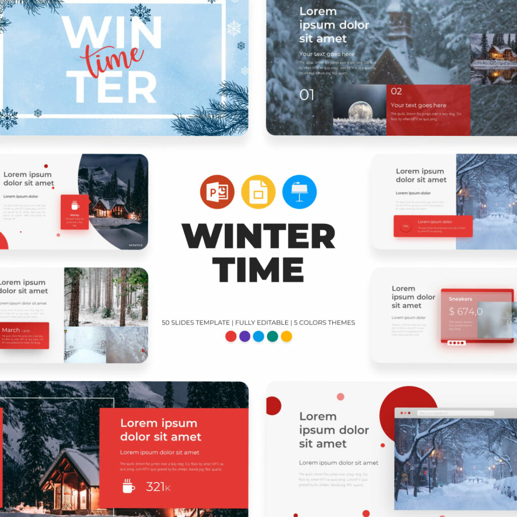 Snow - Powerpoint Template – MasterBundles