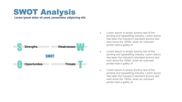 Red SWOT Powerpoint Template: 50 Slides – MasterBundles