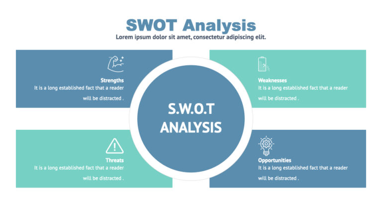 Red SWOT Powerpoint Template: 50 Slides – MasterBundles