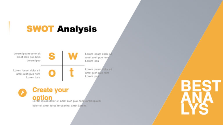 SWOT Urban Fashion Keynote Template: 50 Slides – MasterBundles