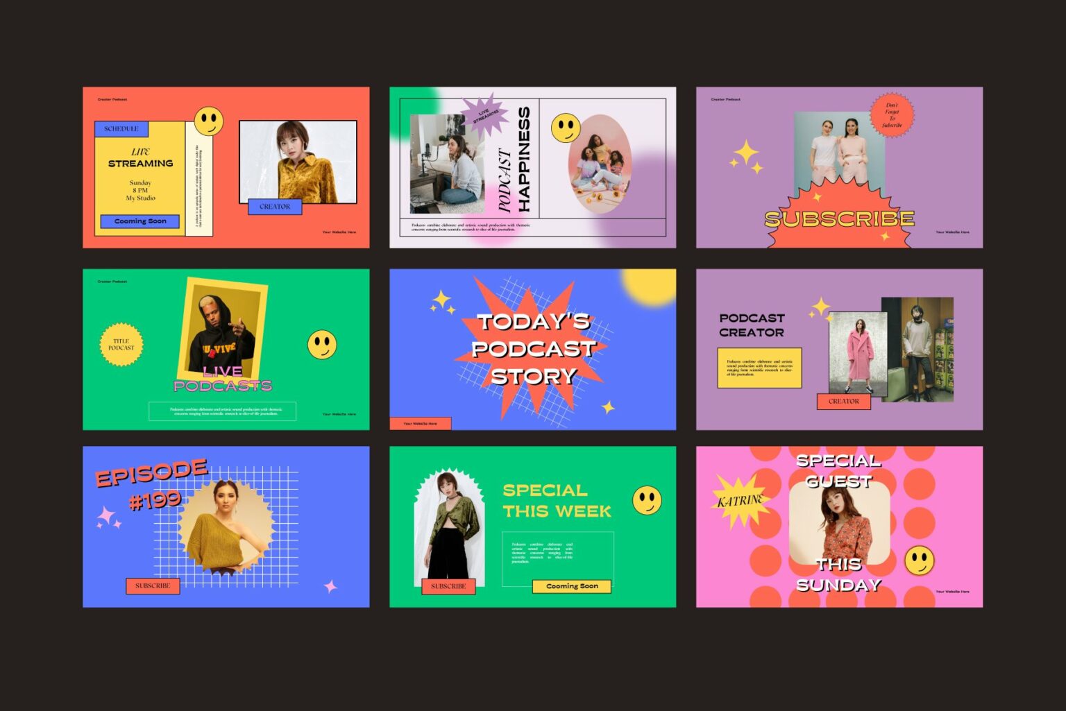 Podcast Powerpoint Template – MasterBundles