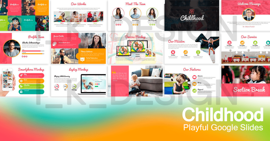 Childhood - Playful Google Slides – MasterBundles