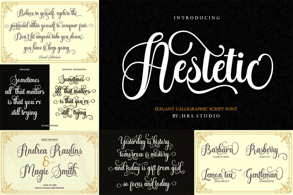 Wedding Collection Font Bundle – MasterBundles
