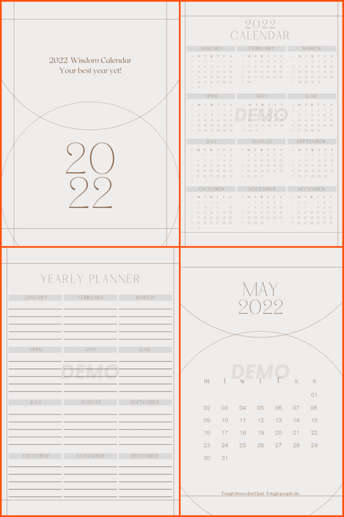 50+ Amazing May Calendars 2022 Collection - MasterBundles