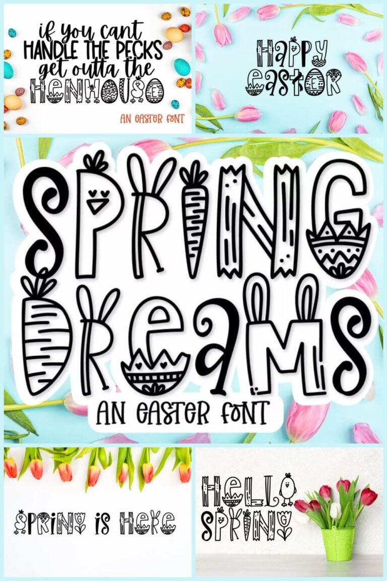 30+ Top Easter Fonts for 2022: Freebies and Premium Fonts