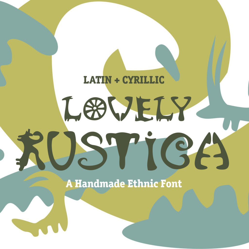 Lovely Rustica Hand-lettered Uppercase Ethnic Font – MasterBundles