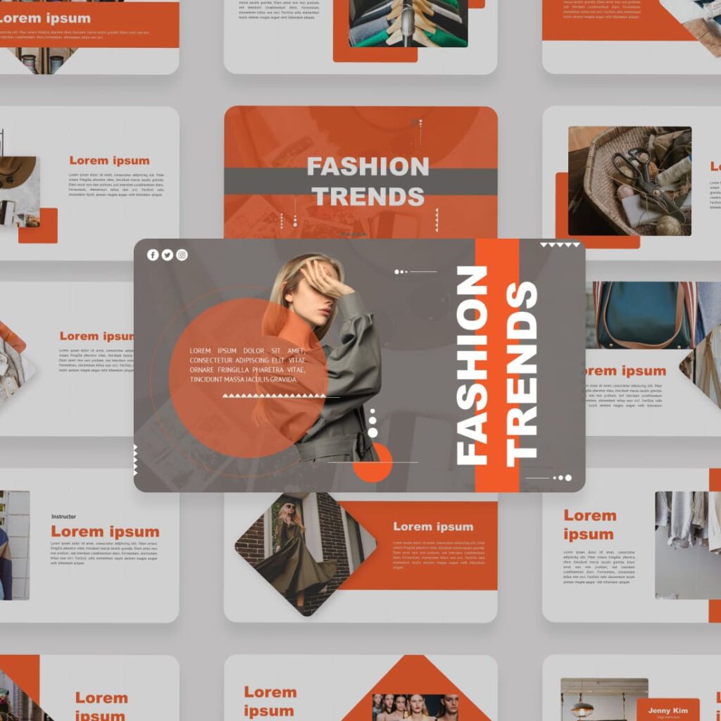 Fashion Trends Powerpoint Template – MasterBundles