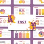 Purple SWOT Powerpoint Template: 50 Slides – MasterBundles