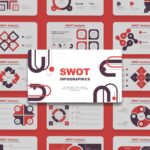 Red SWOT Powerpoint Template: 50 Slides – MasterBundles