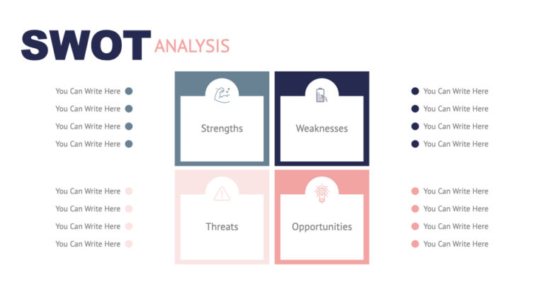 Purple SWOT Presentation: 50 Slides PPTX, KEY, Google Slides ...