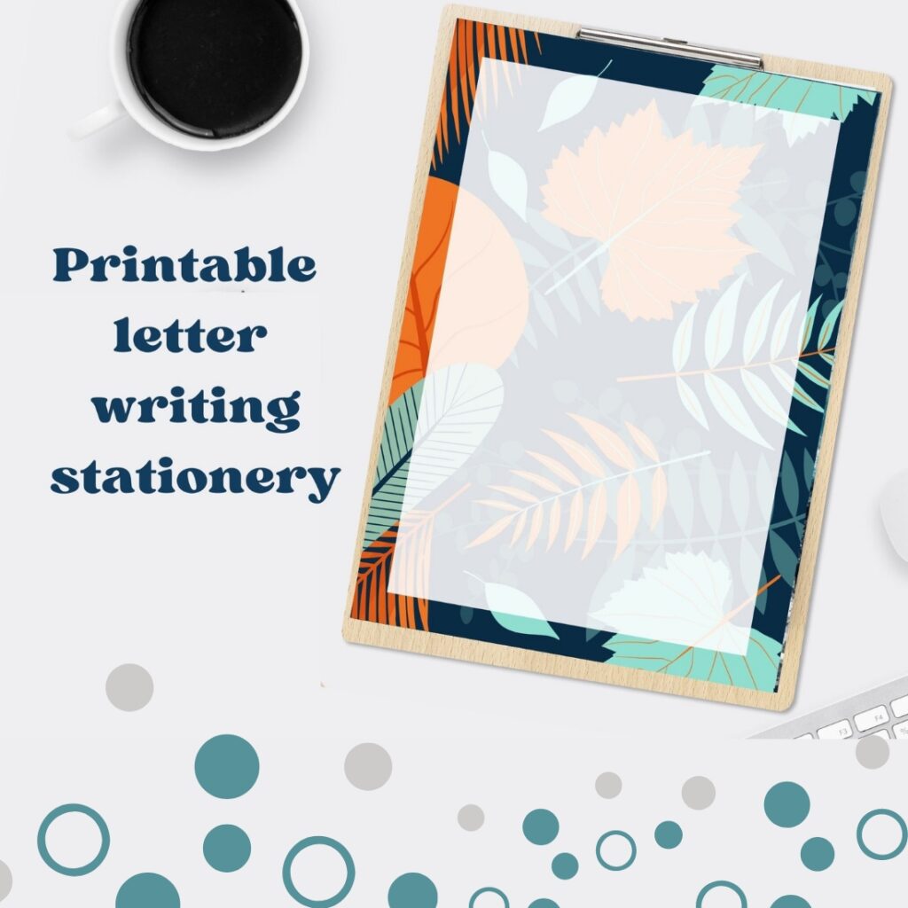 Tropical plant Letter Writing Stationery - MasterBundles