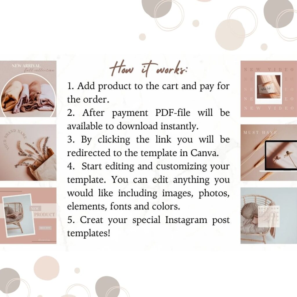 20 Aesthetic Instagram Post Templates - MasterBundles
