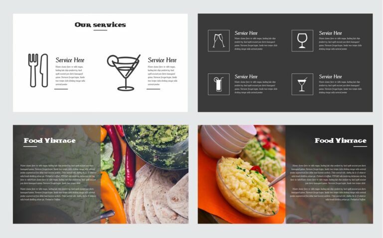 Food Vintage Powerpoint Template – MasterBundles