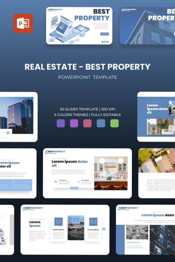 Best Property Real Estate Powerpoint Template – MasterBundles