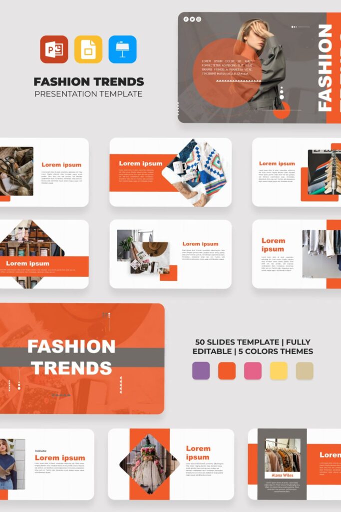 Huge Fashion Presentation Bundle: 300 Slides – MasterBundles