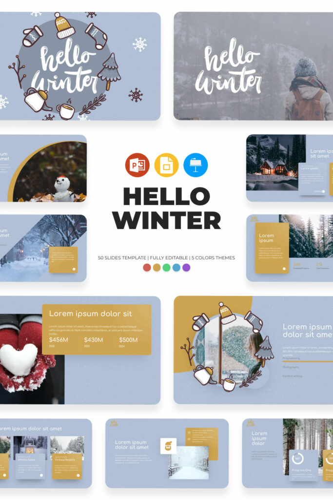 Huge Winter Presentation Bundle – MasterBundles