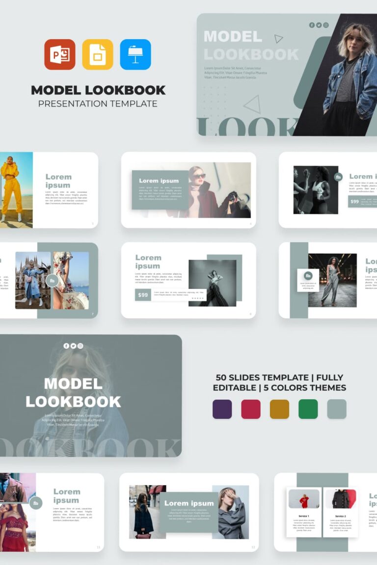 Huge Fashion Presentation Bundle: 300 Slides – MasterBundles
