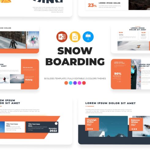 Huge Winter Presentation Bundle | Master Bundles