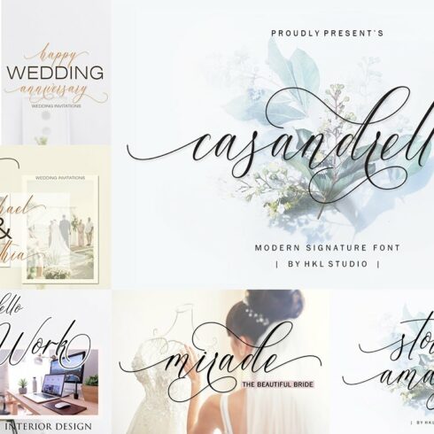 Wedding Collection Font Bundle | Master Bundles