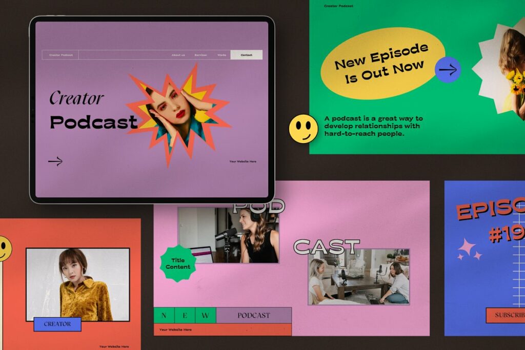 Podcast Powerpoint Template – MasterBundles