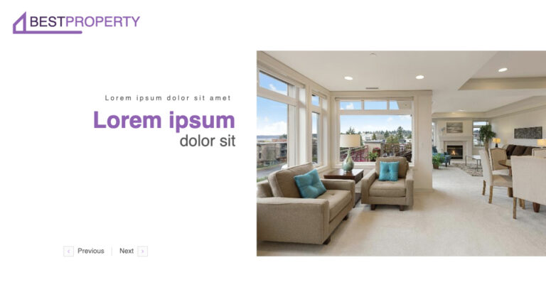 Best Property Real Estate Powerpoint Template | Master Bundles