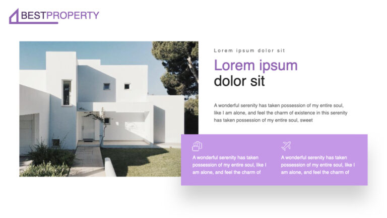 Best Property Real Estate Powerpoint Template | Master Bundles