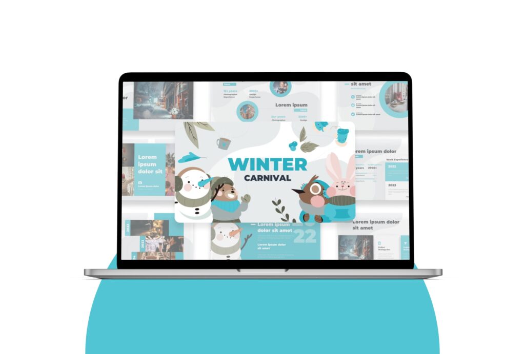 Winter Carnaval Presentation Template – MasterBundles
