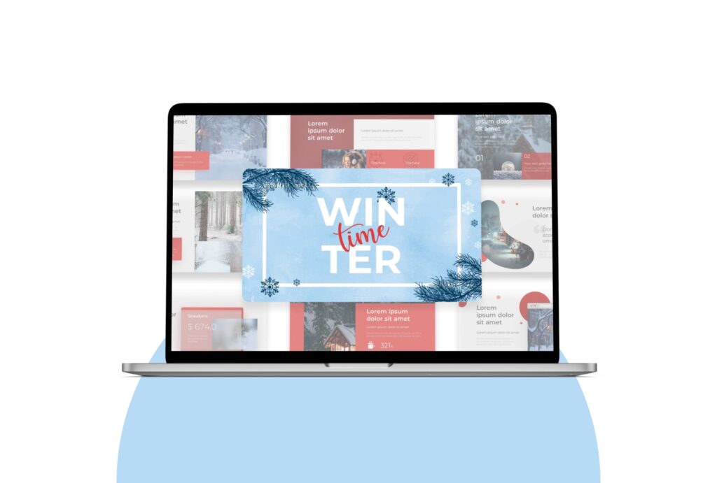 Winter Time Presentation Template – MasterBundles