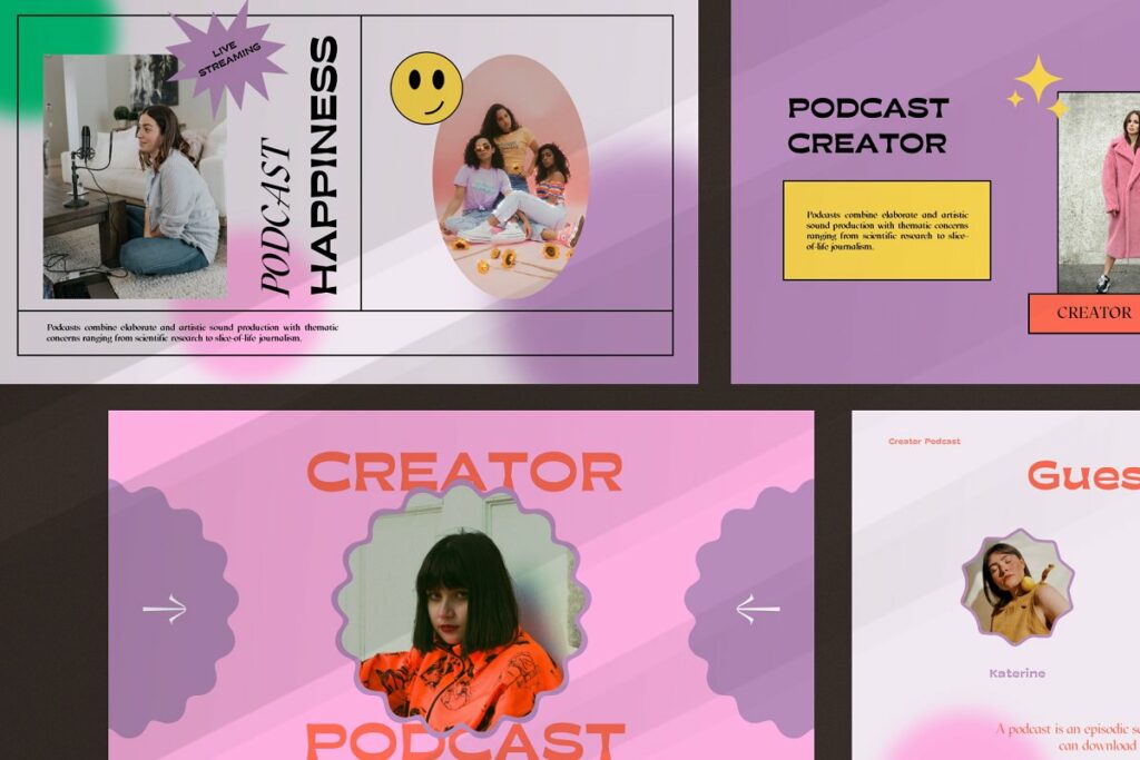 Podcast Powerpoint Template – MasterBundles