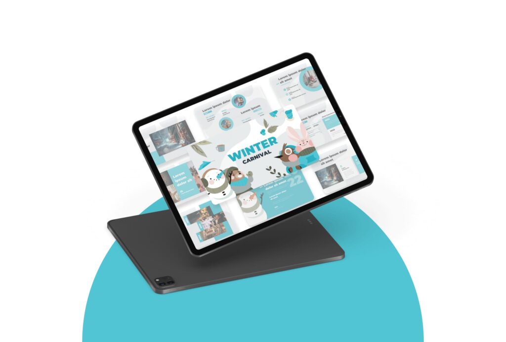 Winter Carnaval Presentation Template – MasterBundles