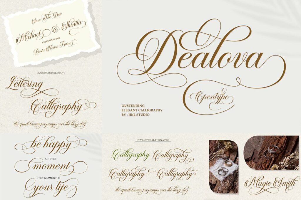 Wedding Collection Font Bundle – MasterBundles