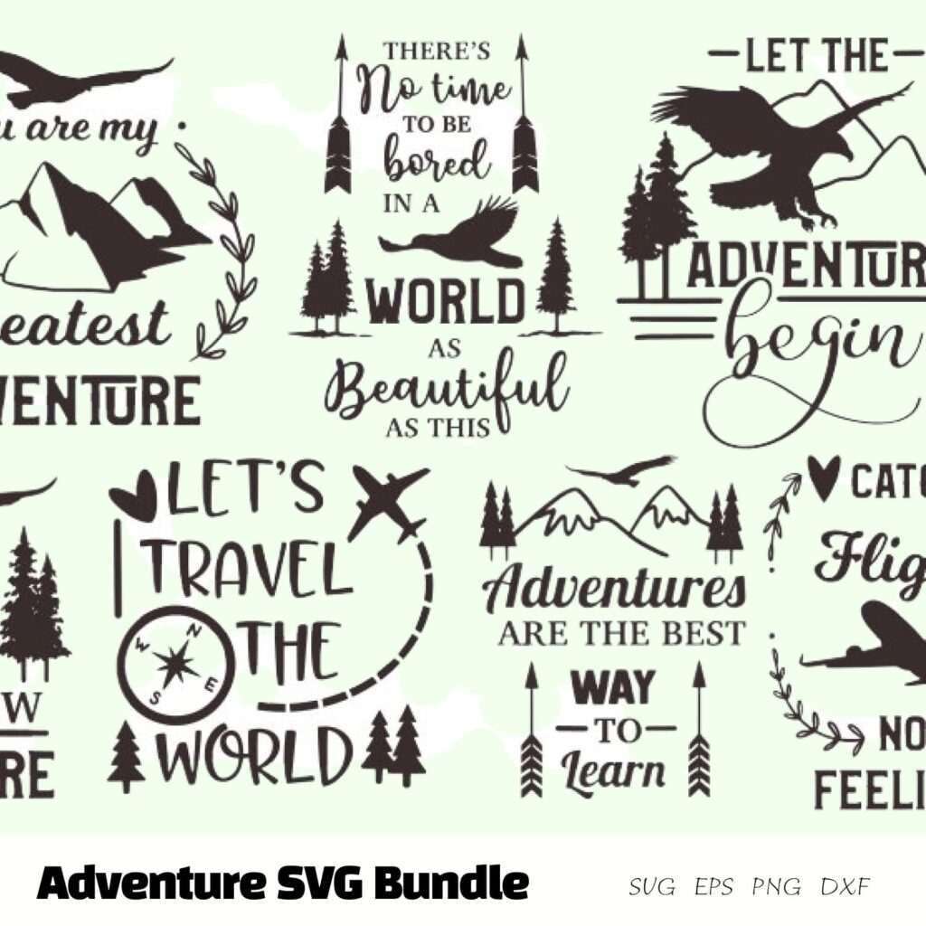 Adventure SVG Bundle Camping Vector – MasterBundles