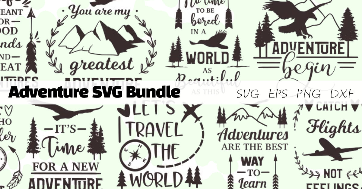 Adventure SVG Bundle Camping Vector – MasterBundles