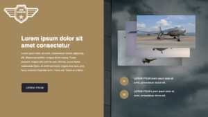 AirForce Presentation: 50 Slides PPTX, KEY, Google Slides – MasterBundles