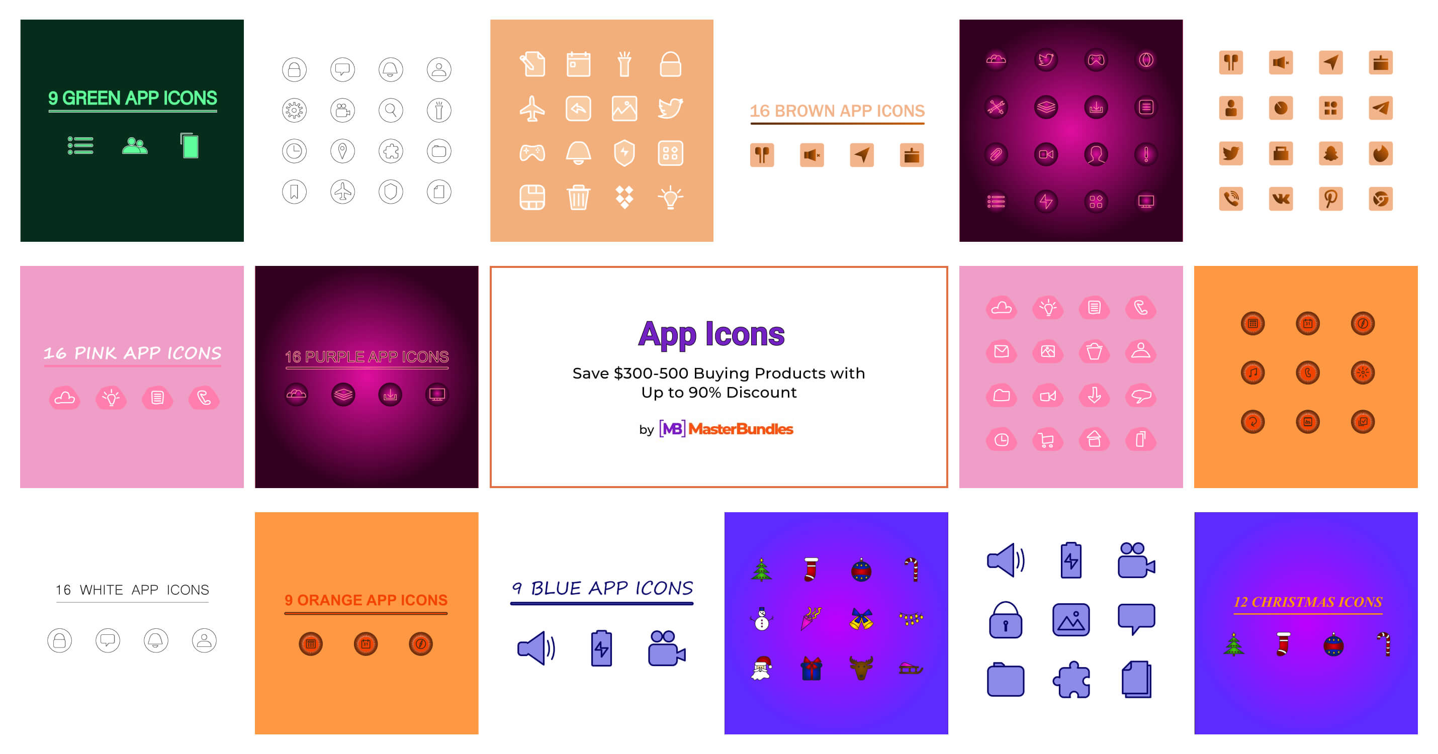 20+ Free App Icons for 2025 - MasterBundles