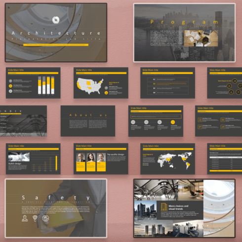 Architecture PPT Template – MasterBundles